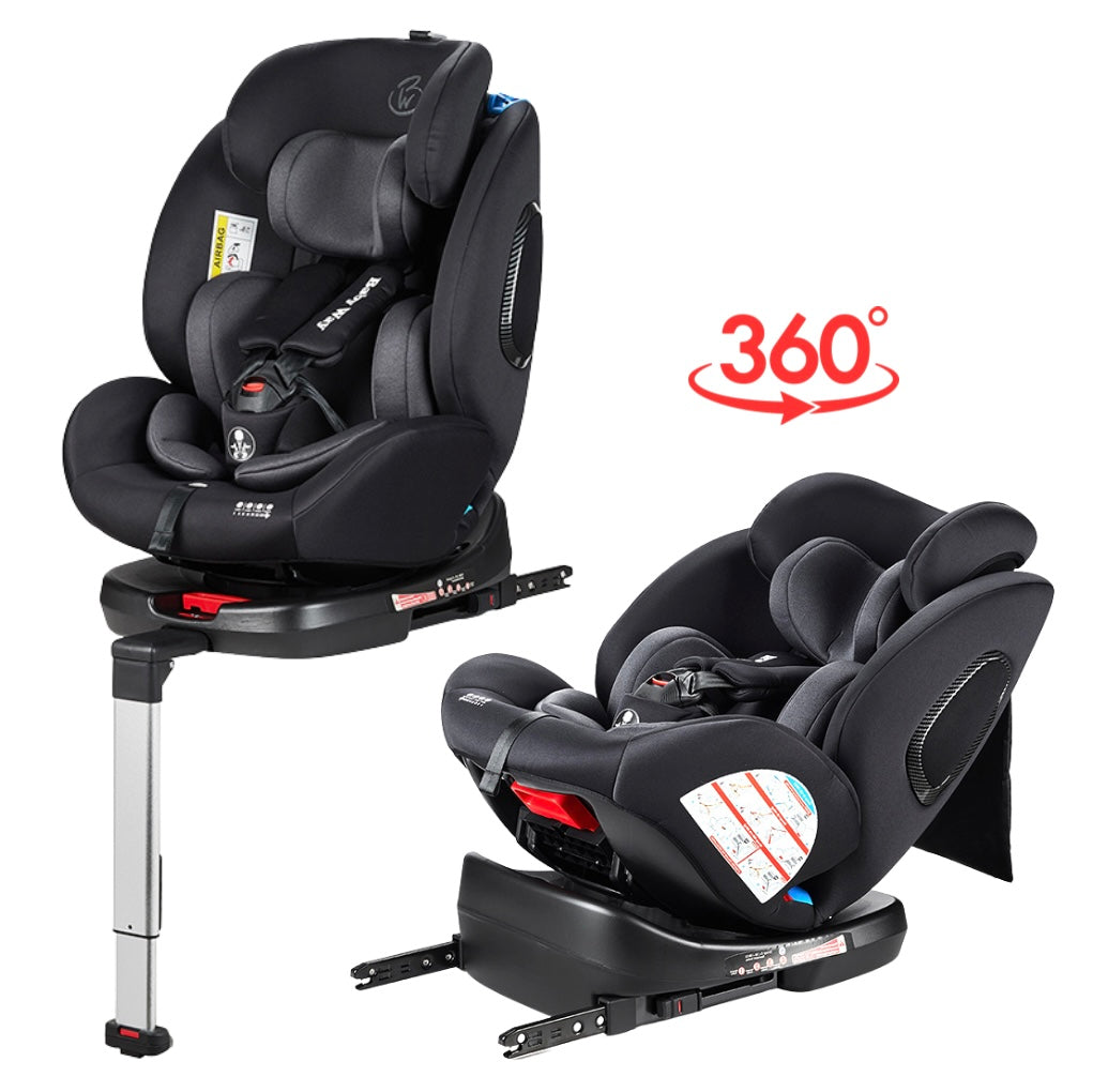 Classic 360 Rotating and Convertible Car Seat with ISOFIX and Leg Supp ...